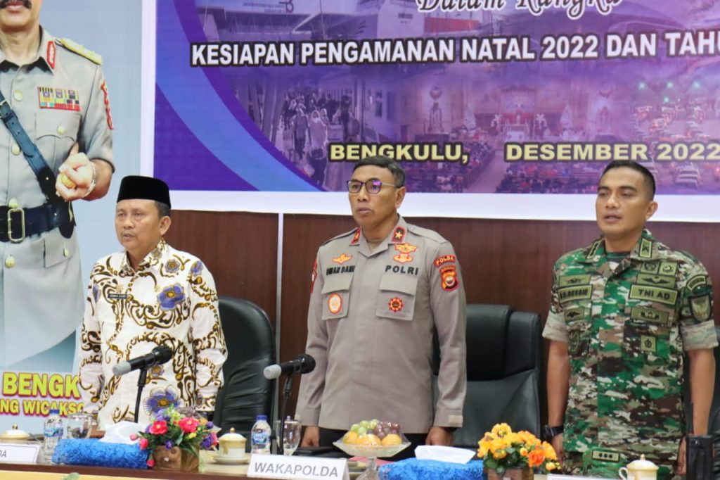 ,Wakapolda Bengkulu Brigjen Pol Drs Umardani, M. Si, kegiatan rapat koordinasi (rakor) lintas ...