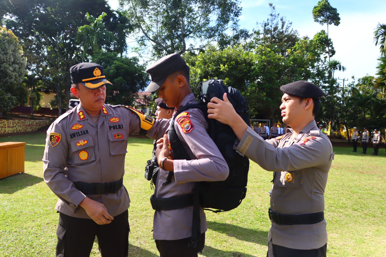 Kapolres Lebong Pimpin Apel Kesiapan Pengamanan, Pemungutan dan Penghitungan Suara Pemilu 2024 ...